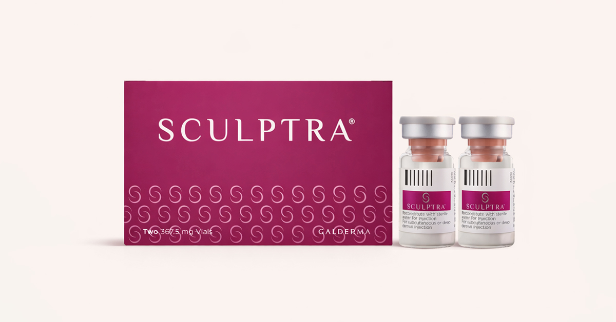 Sculptra - PLLA (2 x 367.5mg) Biostimulatory Product | Aésthic Pharma
